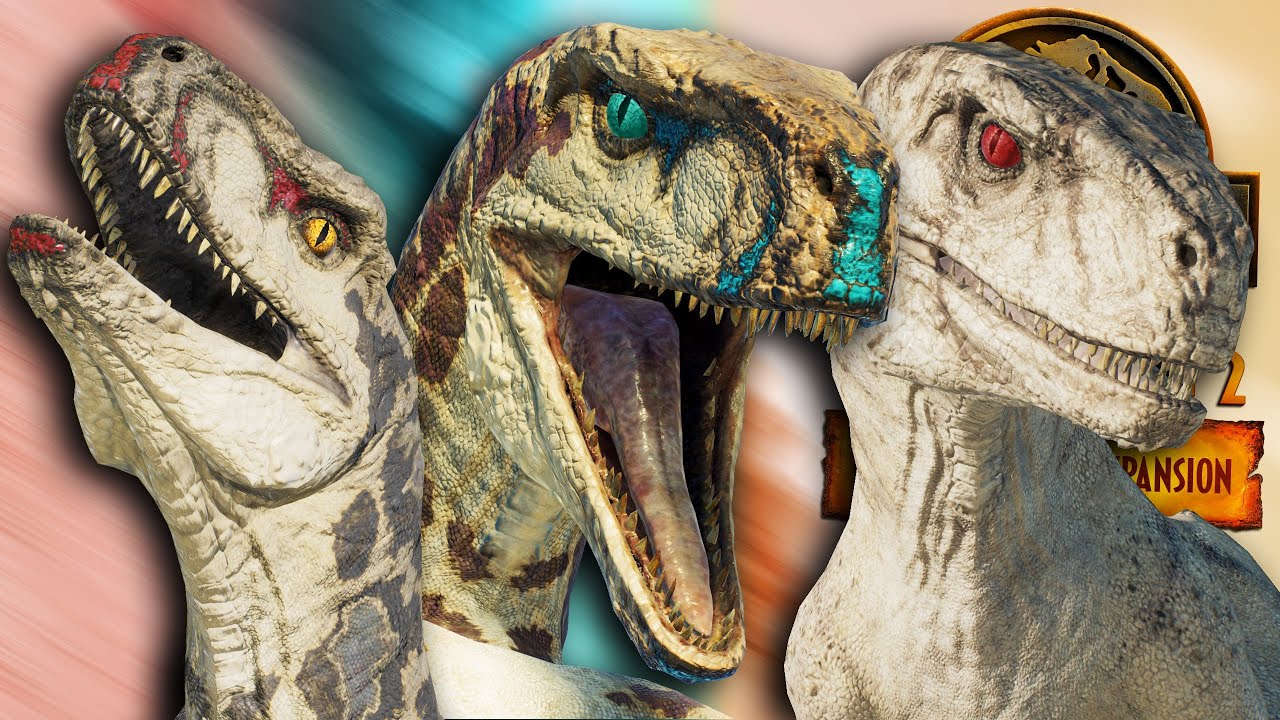 COMPLETE ATROCIRAPTORS Showcase | vs Blue & Beta, All Skins ...