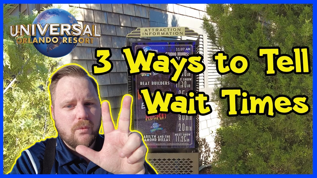 How To Find Ride Wait Times At Universal Studios Orlando ! # ...
