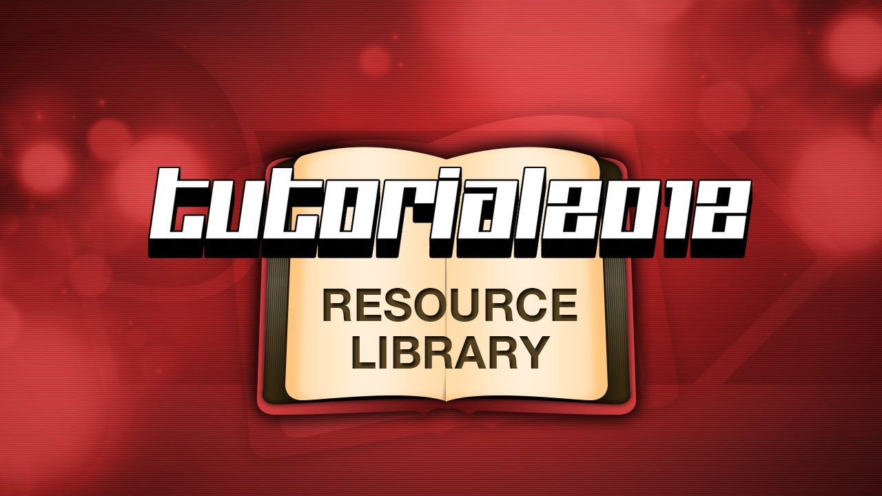 TUT // Tutorial 2012 - Resource Library - YouTube