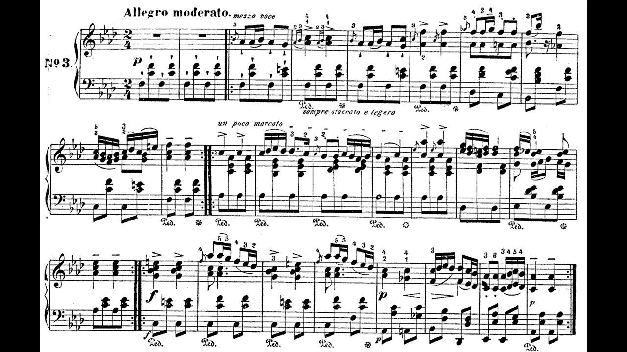 슈베르트 - 악흥의 순간 3번 (Schubert - Moments musicaux Op. 94 No. 3) - YouTube