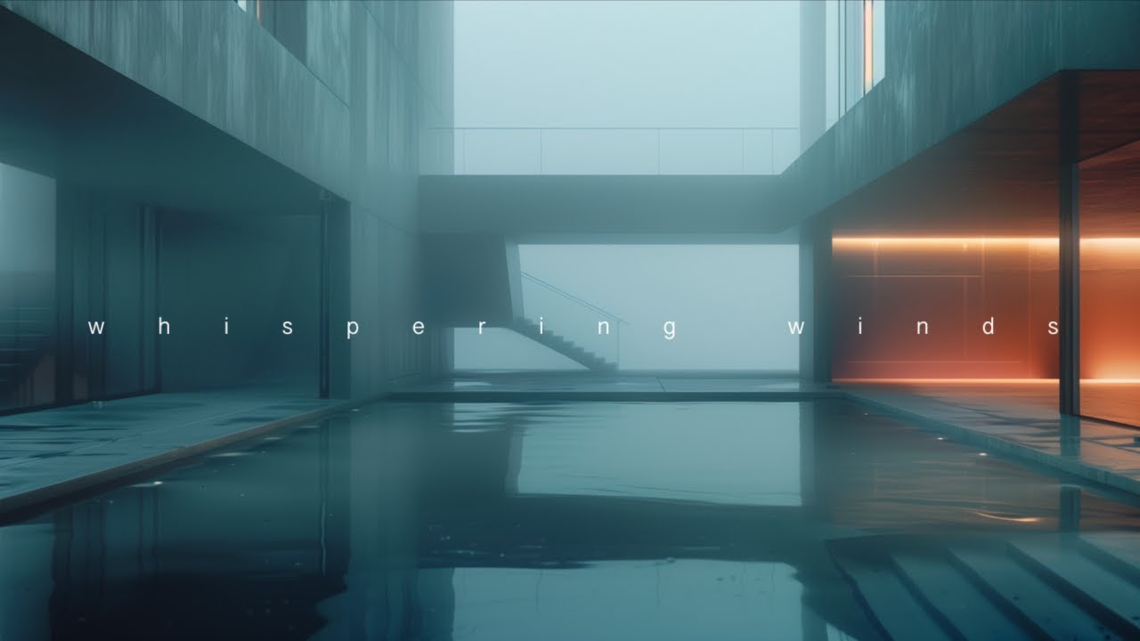 Whispering Winds | 1 Hour Relaxing Futuristic Ambience | Study Sleep ...