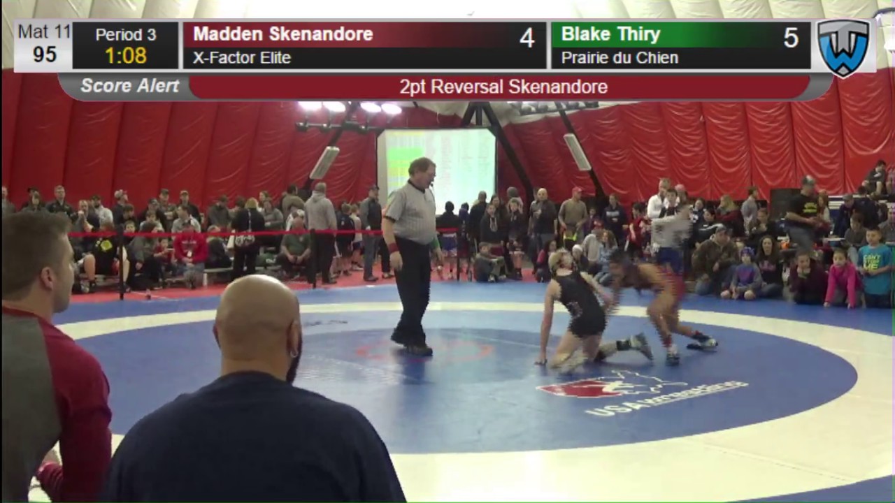 95 Blake Thiry Prairie du Chien vs Madden Skenandore X Factor Elite ...