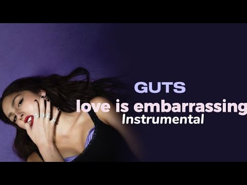 Olivia rodrigo - love is embarrassing (Instrumental) - YouTube