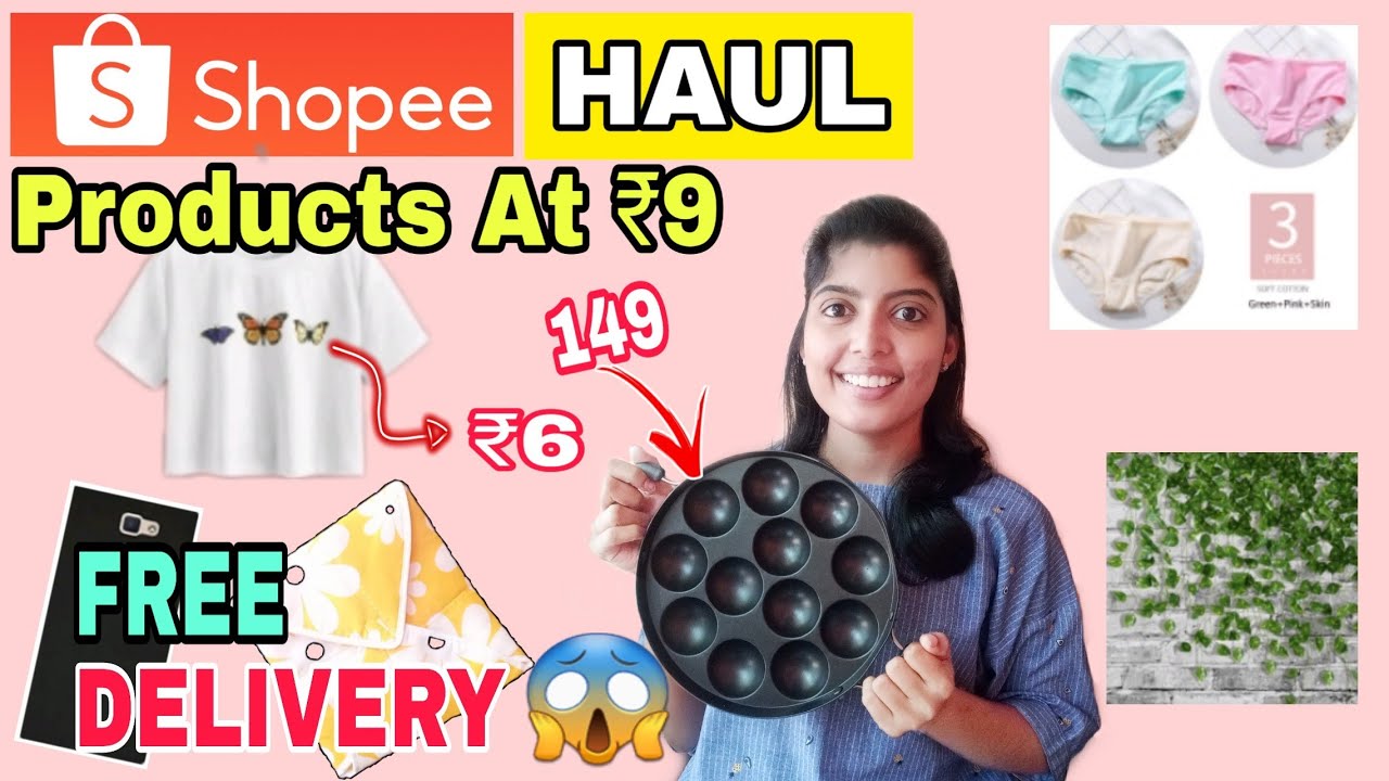 Shopee App Real or Fake | Shoppe Haul India Starting at 6/-rs - YouTube
