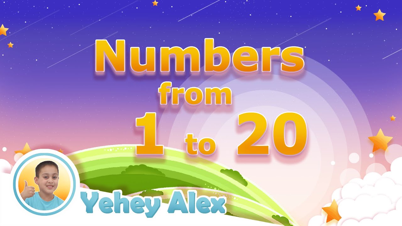 Learn to Count and Spell Numbers from 1 to 20 | Counting Stars - YouTube