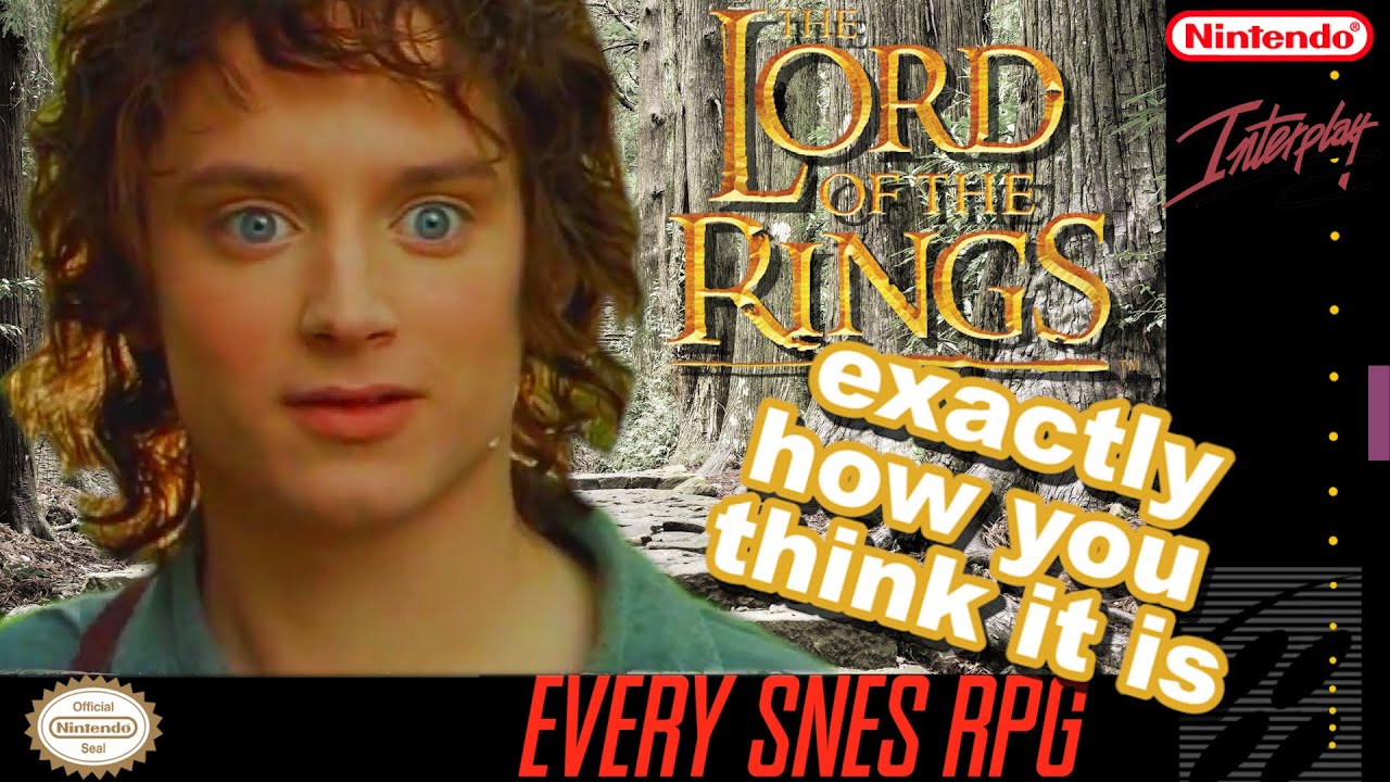 The J.R.R. Tolkien's The Lord of the Rings Vol. I "review" | Every SNES ...