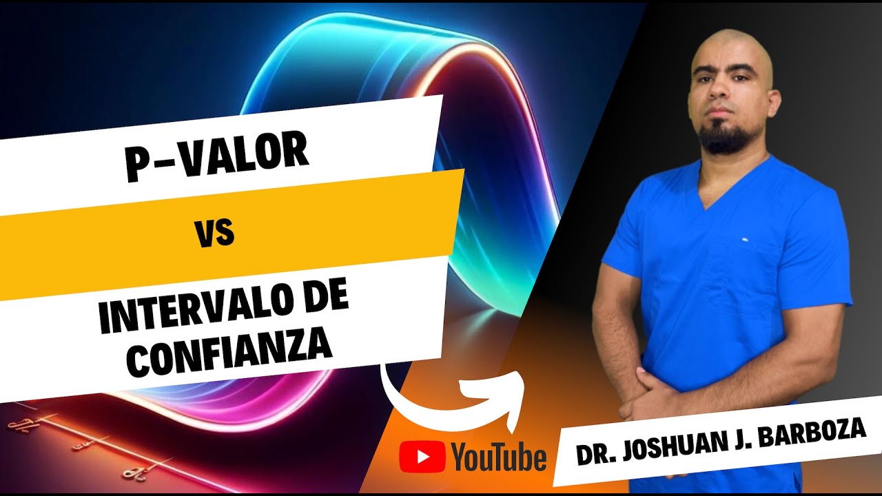 p-valor e intervalo de confianza #biostatistics #pvalue #confidenceinterval #research #medical ...