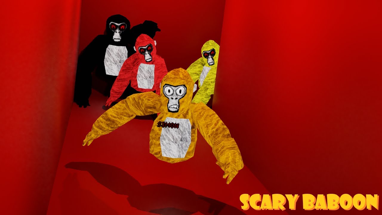 este es el fangame de gorilla tag mas terrorifico (scary baboon) - YouTube