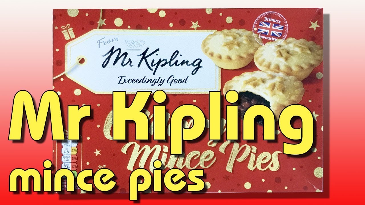 Alcohol free Xmas foods - Mr Kipling Mince Pies - YouTube