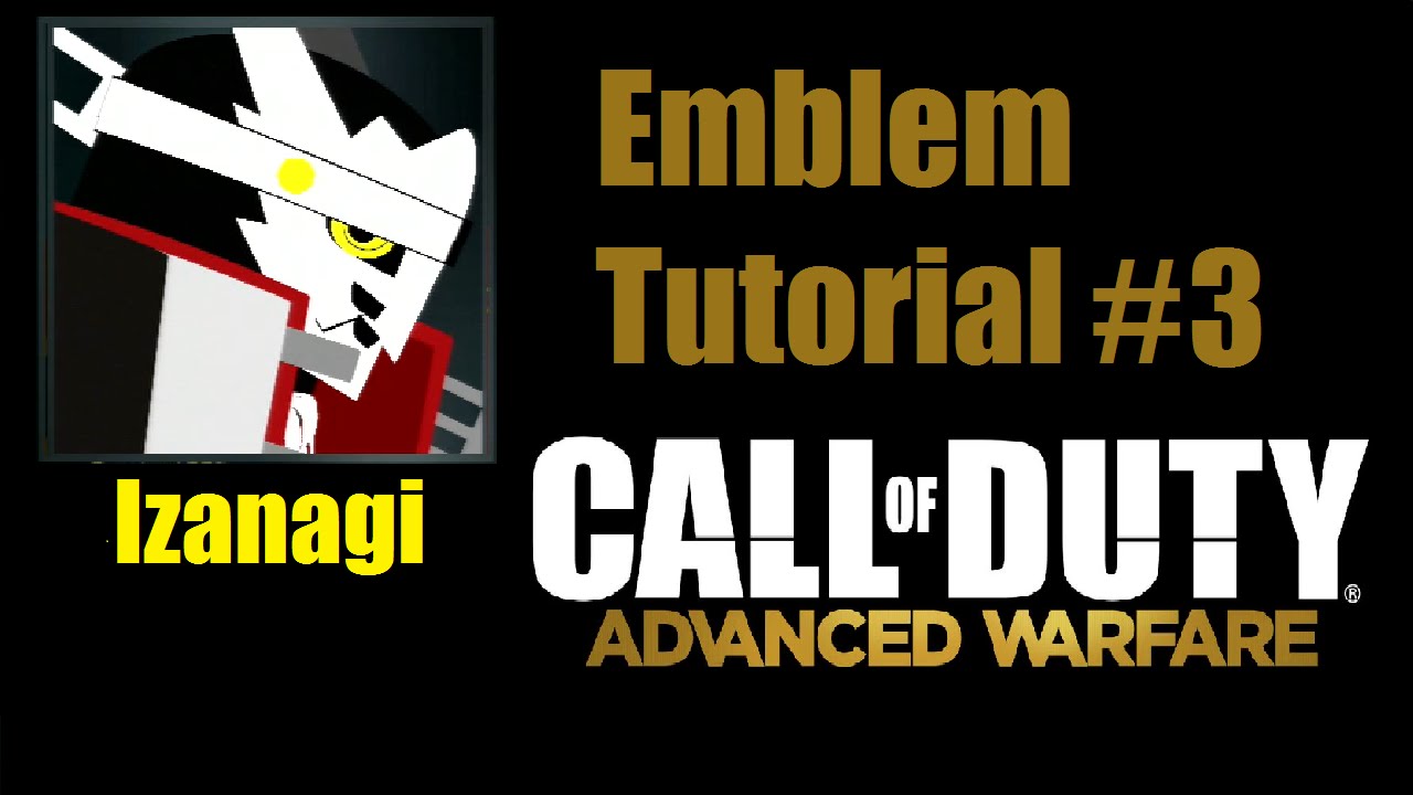 Advanced Warfare Persona 4 Izanagi emblem (Full Detail Tutorial) - YouTube