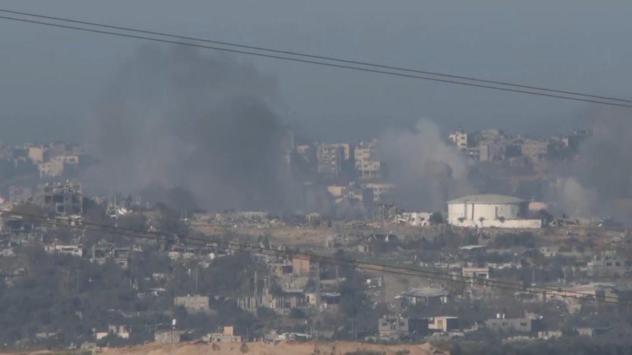 Smoke billows over Gaza Strip as Israel continues offensive in the ...