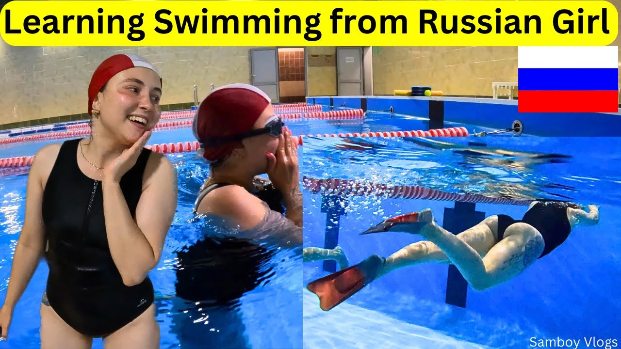 Learning Swimming from Russian Girl @sandroskarina 🇷🇺 - YouTube