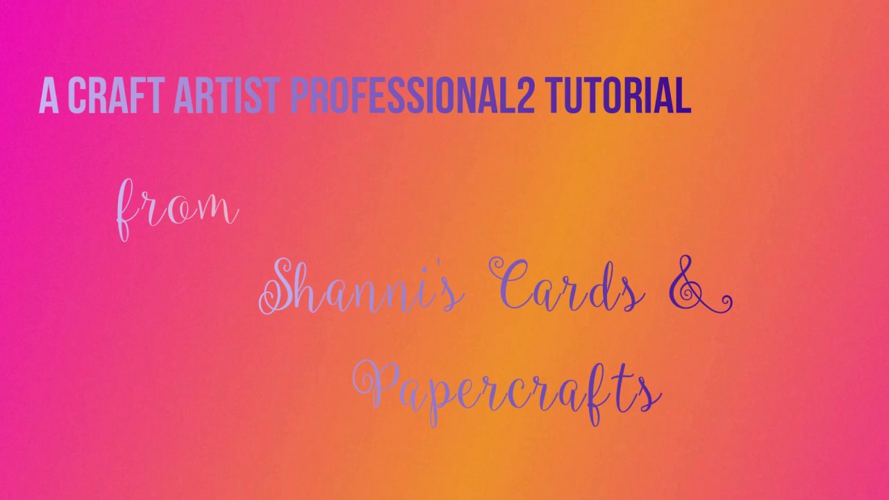 Craft Artist Professional 2 Easy Tutorial -Using your own ScrapKits in ...