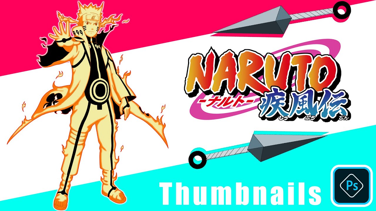 Naruto Thumbnails || Photoshop || Tutorials - YouTube