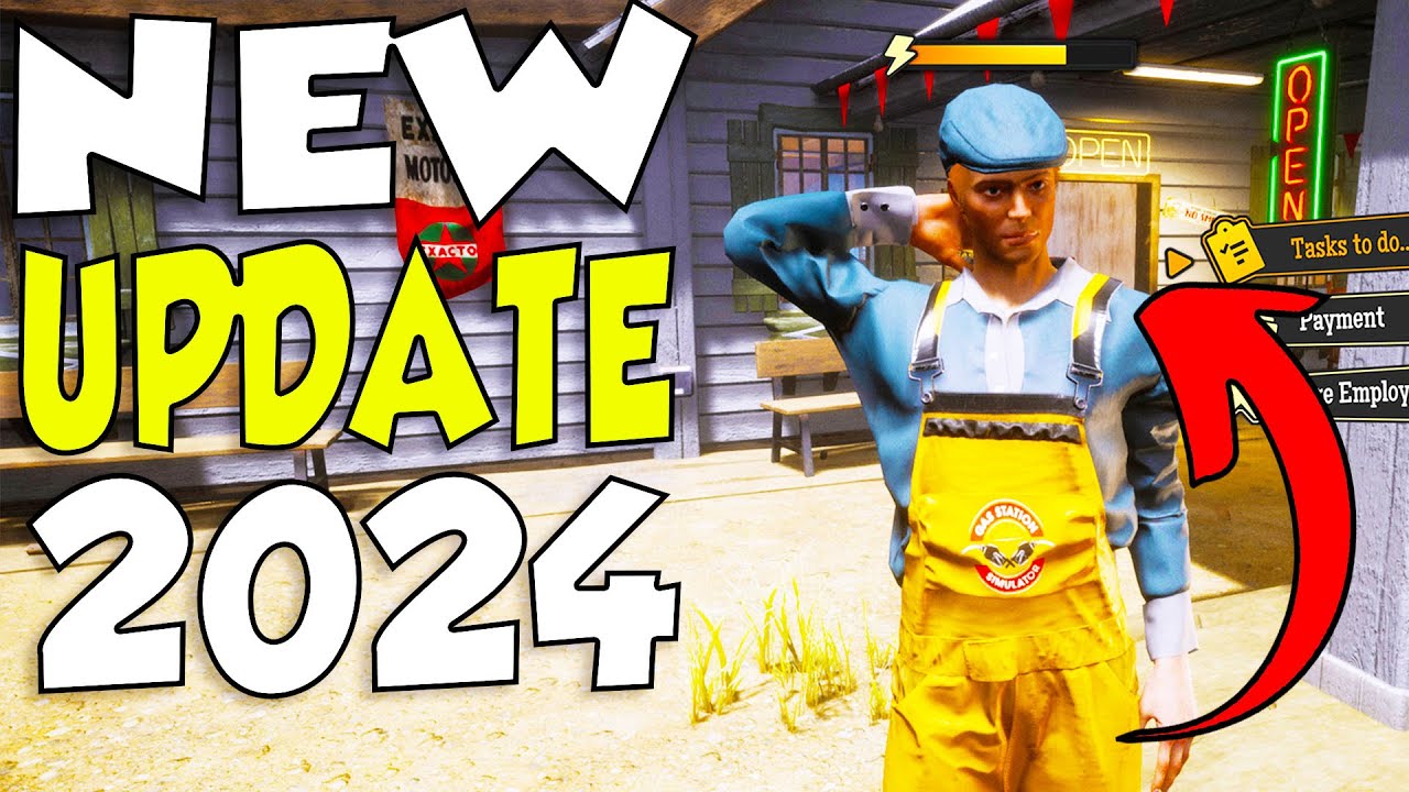 NEW UPDATE GAS STATION SIMULATOR 2024 - YouTube