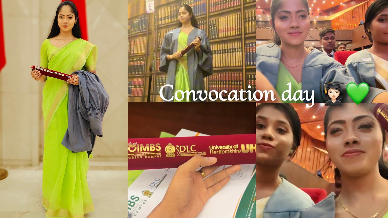 අවුරුද්දක හීනය 📚😇 | Convocation day | වාසනාව නෙමෙයි හැකියාවයි අංක එක 💯💚 ...
