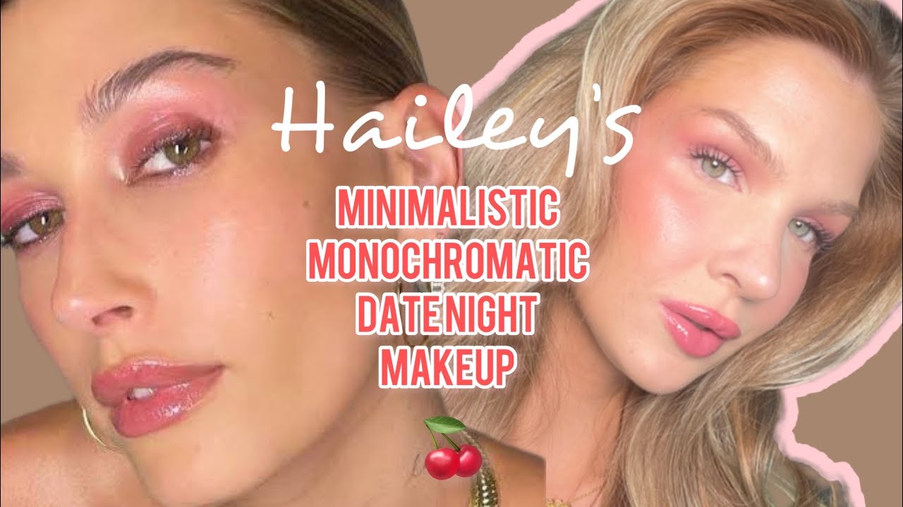 ABH | Hailey Bieber rutina de maquillaje | maquillaje natural sin base ...