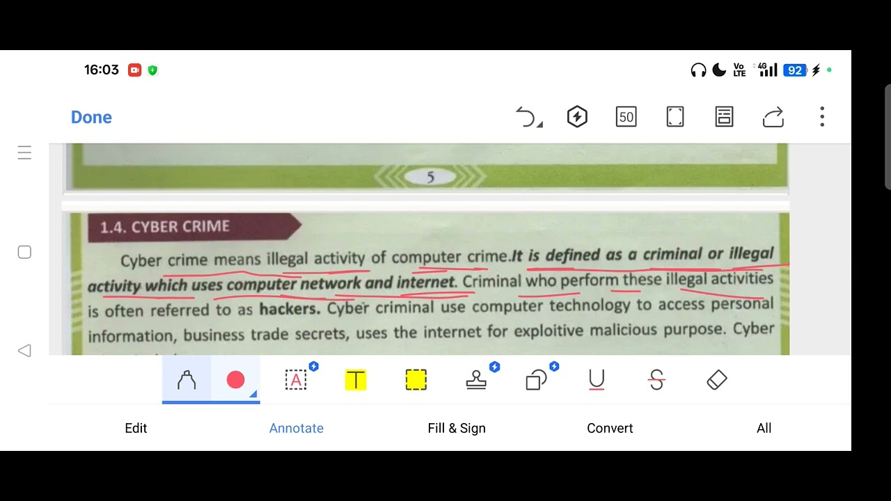 1.4:Cyber Crime/Explanation/Information Threats & Security/OAV Class-8 ...