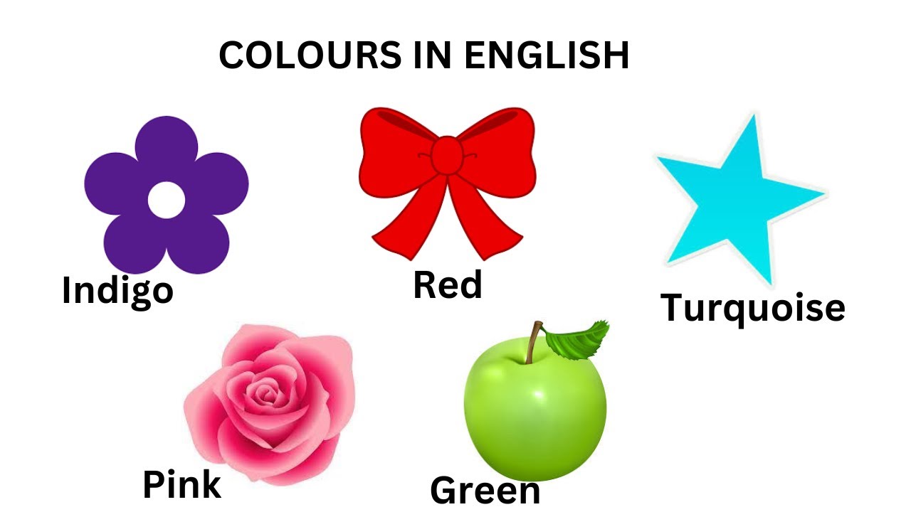 Colours in English vocabulary! Learn English - YouTube