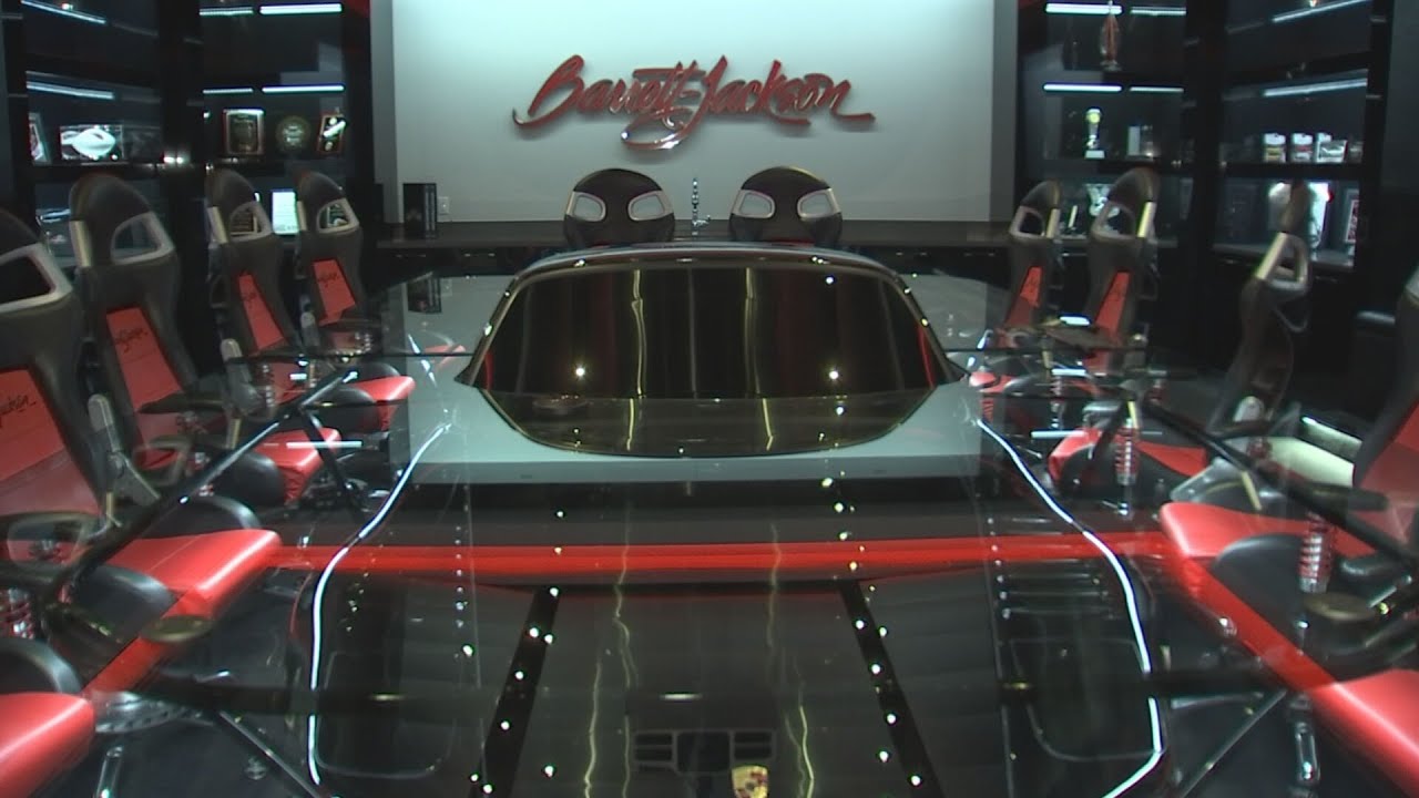 Porsche table is centerpiece of Barrett-Jackson's one-of-a-kind ...