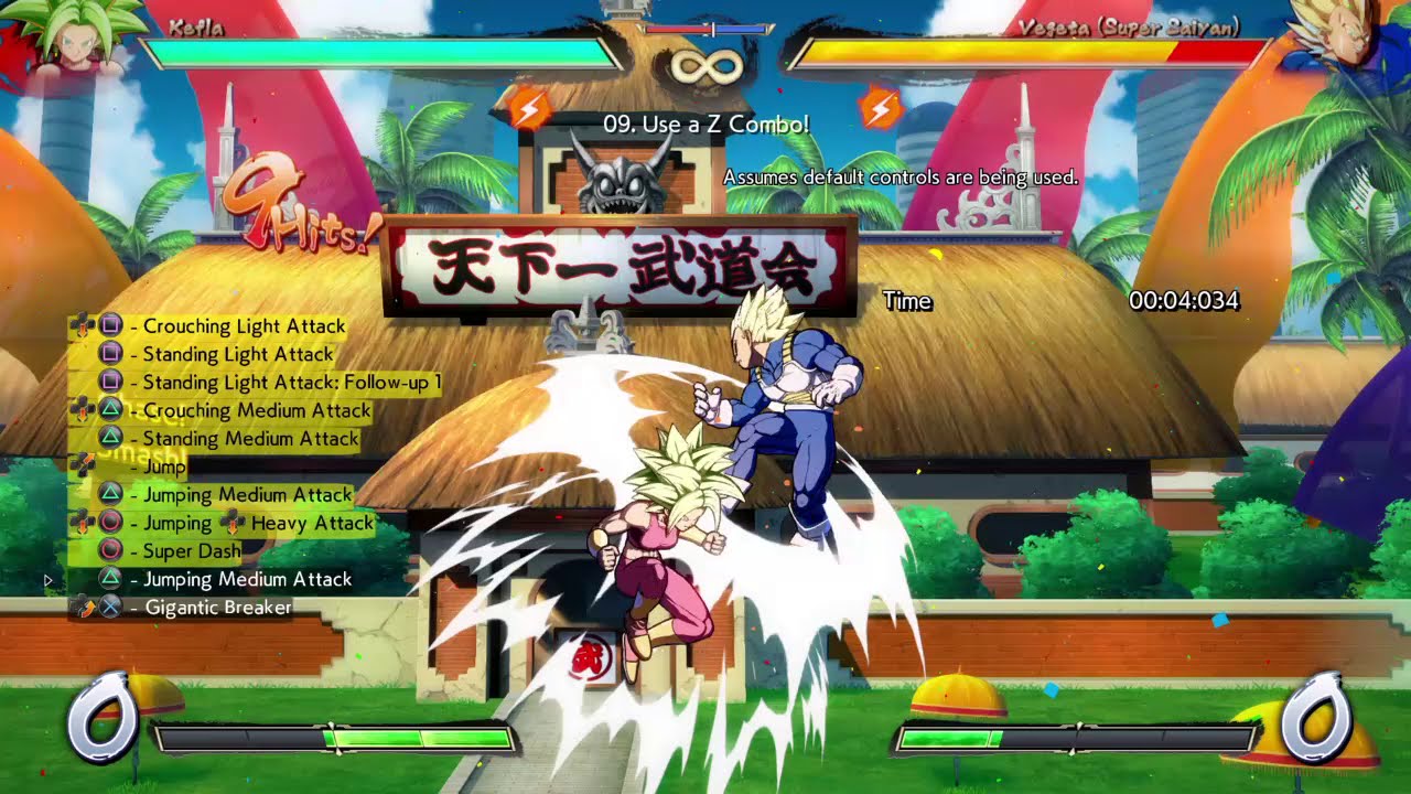Kefla Challenge Combo 9 [DRAGON BALL FighterZ] - YouTube