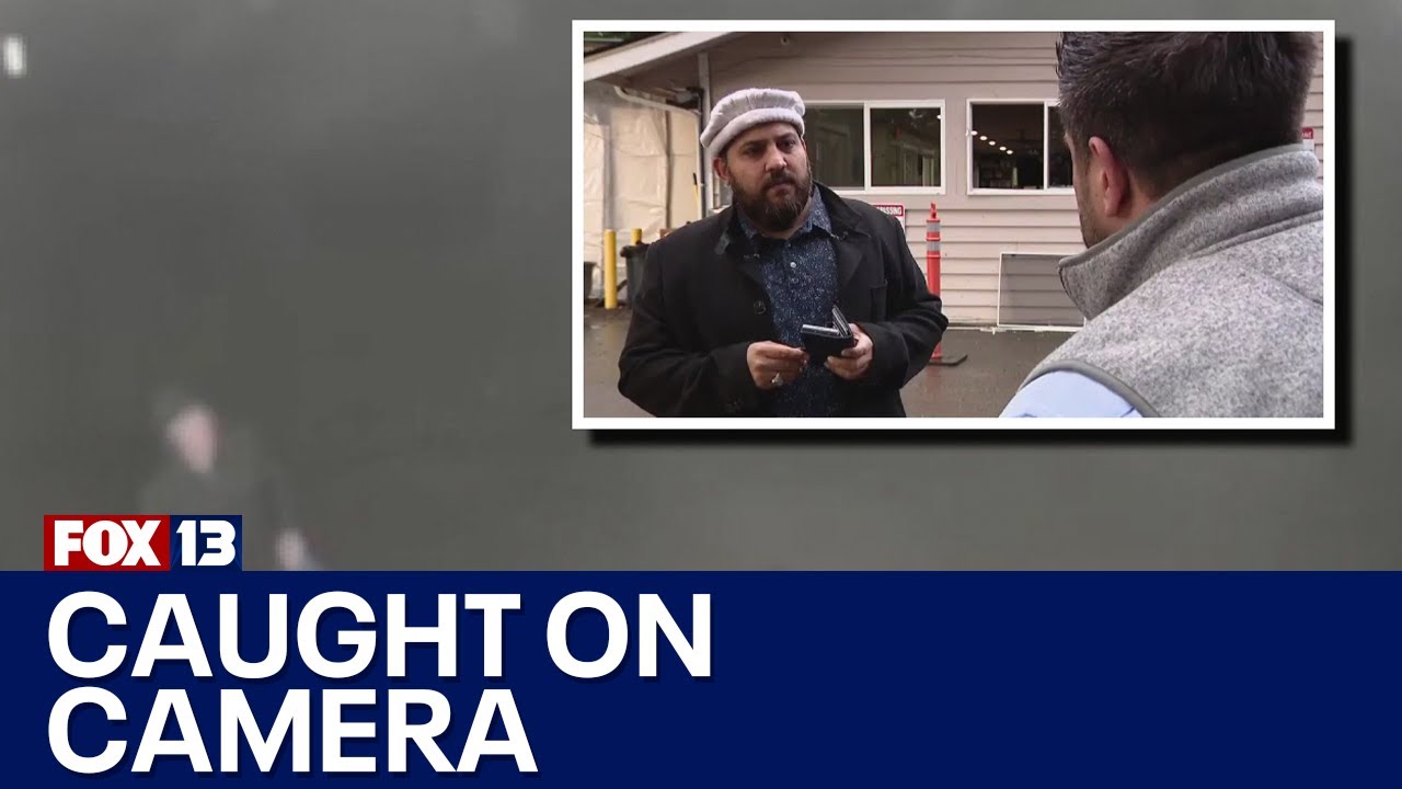 Surveillance video captures suspect in rock-throwing incident at Kent ...