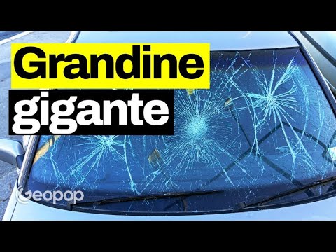 In base a cosa cambia la dimensione dei chicchi di grandine?