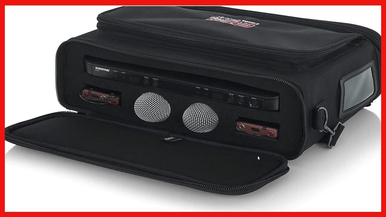 Gator Cases Padded Carry Bag to Hold Shure BLX Style Wireless System ...