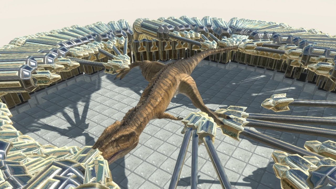 100 Giant Harpoon Gun Test Animal Revolt Battle Simulator - YouTube