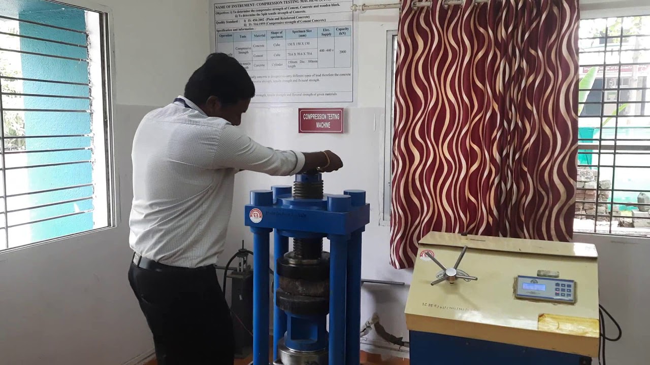 Compressive Strength Test on Bricks - YouTube