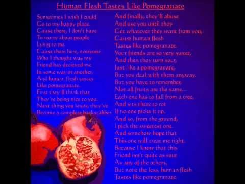 Human Flesh Tastes Like Pomegranate - YouTube