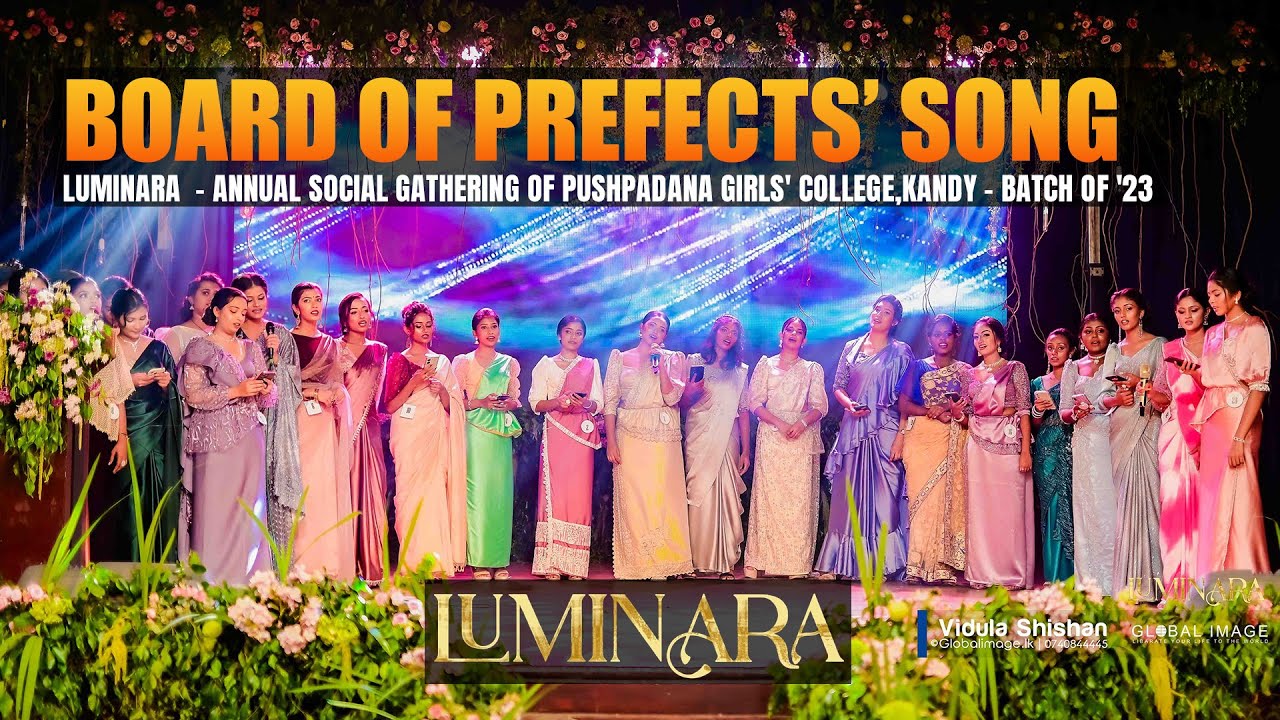 Board of Prefects' Song | LUMINARA | Social Gathering of PGCK - Batch of '23 - YouTube