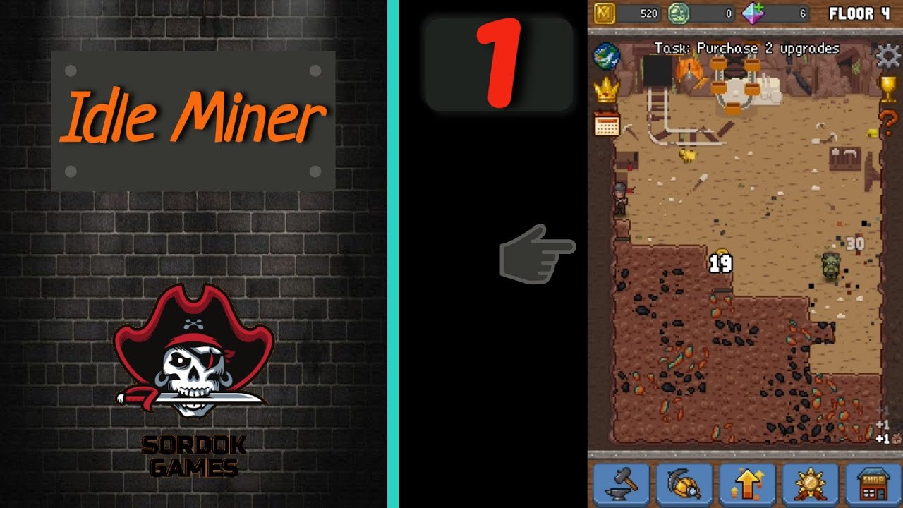 Idle Miner Часть 1 Прохождение - YouTube