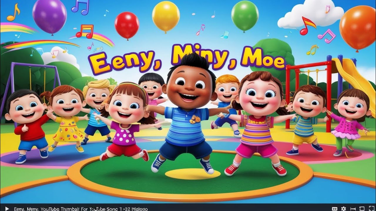 "🎶 Eeny Meeny Mani Mo: Fun & Catchy Nursery Rhymes for Kids! 🥳 | Sing ...