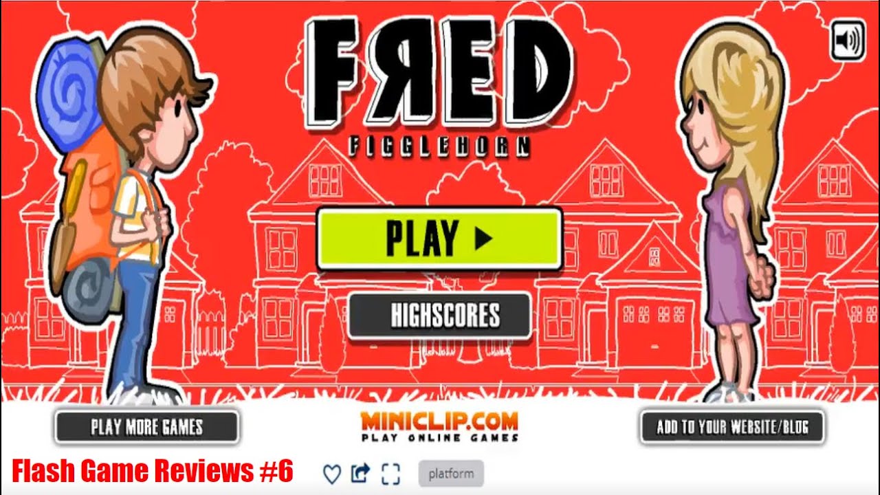 Flash Game Review: Fred Figglehorn - YouTube
