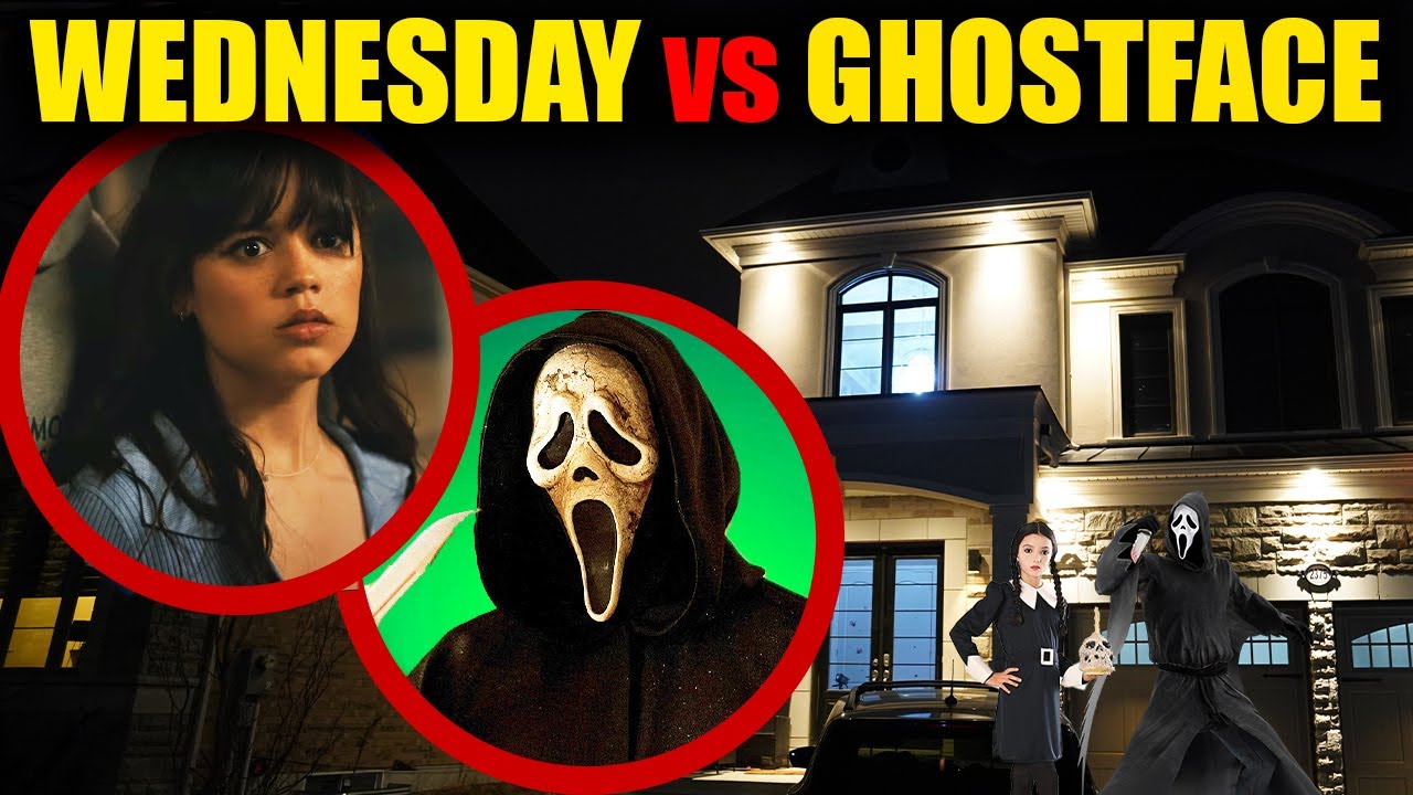if you see WEDNESDAY vs GHOSTFACE from SCREAM 6 in real life, RUN ...