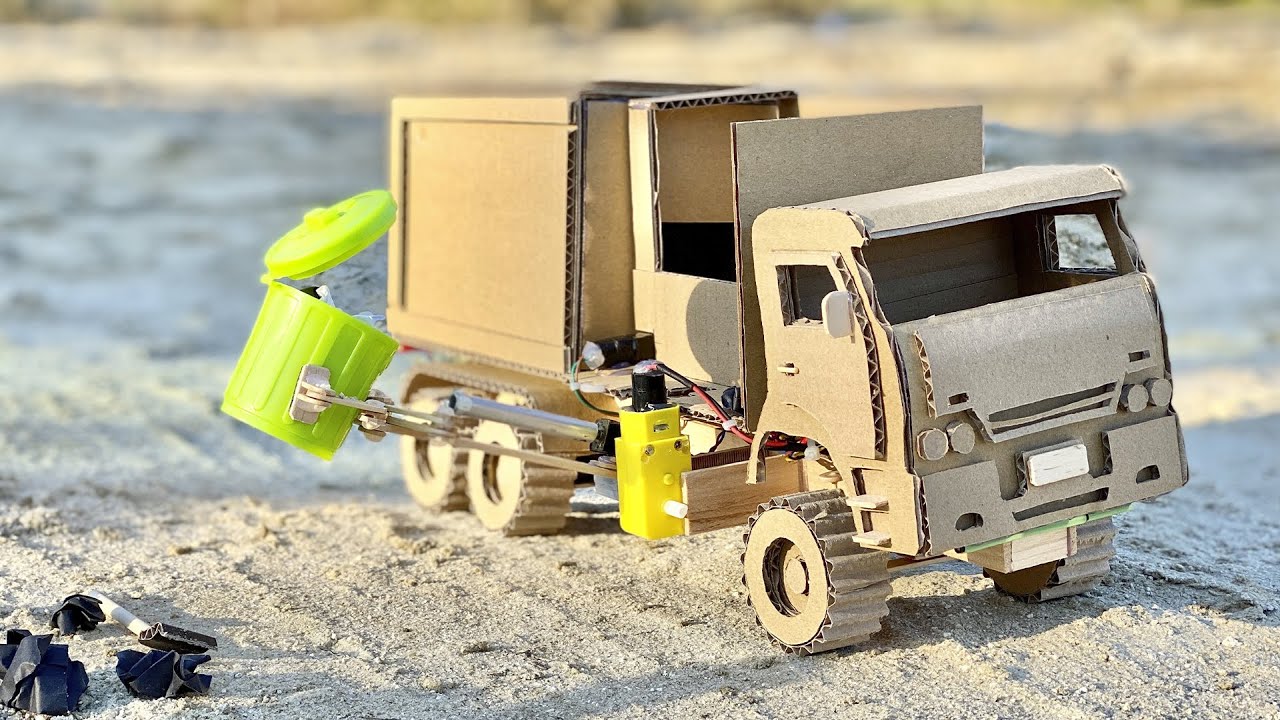 How to Make Automated Garbage Truck - YouTube