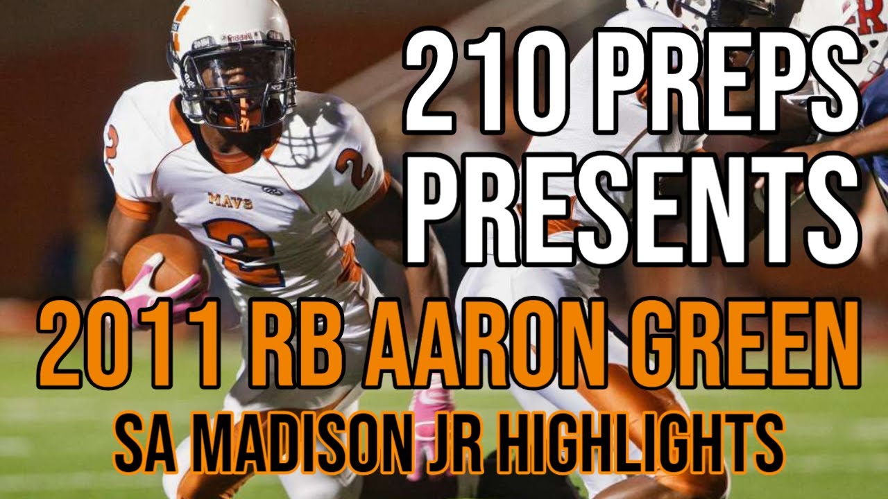 RB Aaron Green #2 *SIGNED LOI TO NEBRASKA* SA Madison HS (JR Highlights ...
