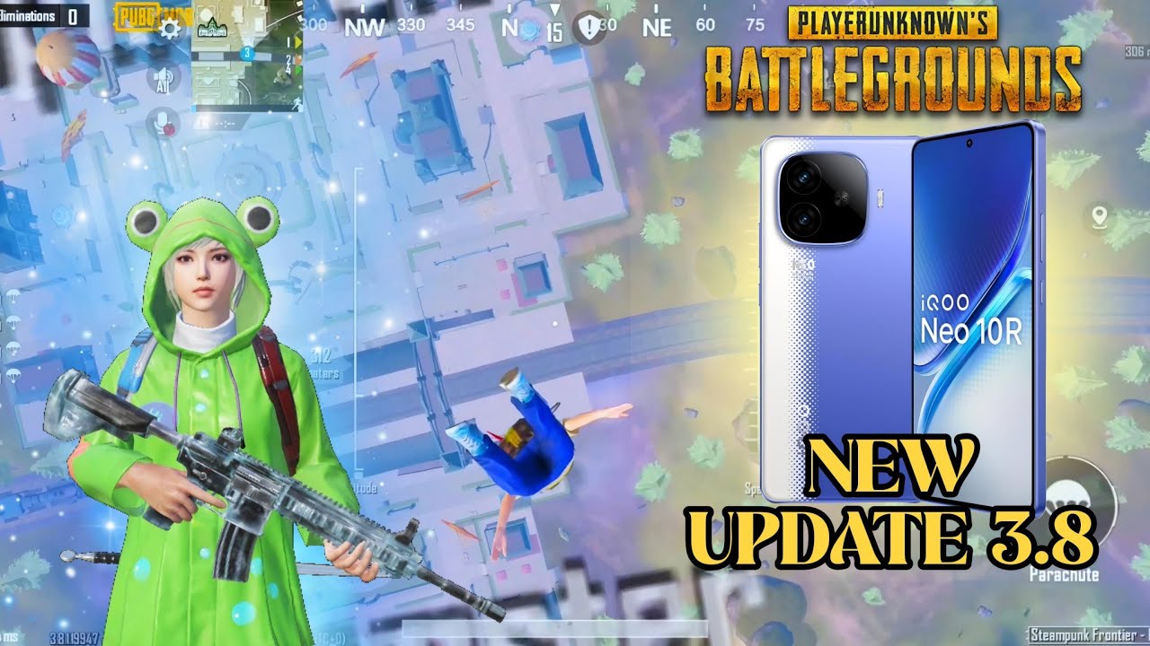 New Update Pubg 3.8 || Iqoo Neo 10r Pubg 3.8 Update Test || Pubg/Bgmi ...