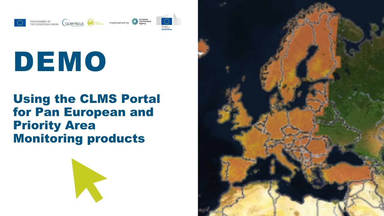 DEMO: Using the CLMS Portal for Pan European and Priority Area ...
