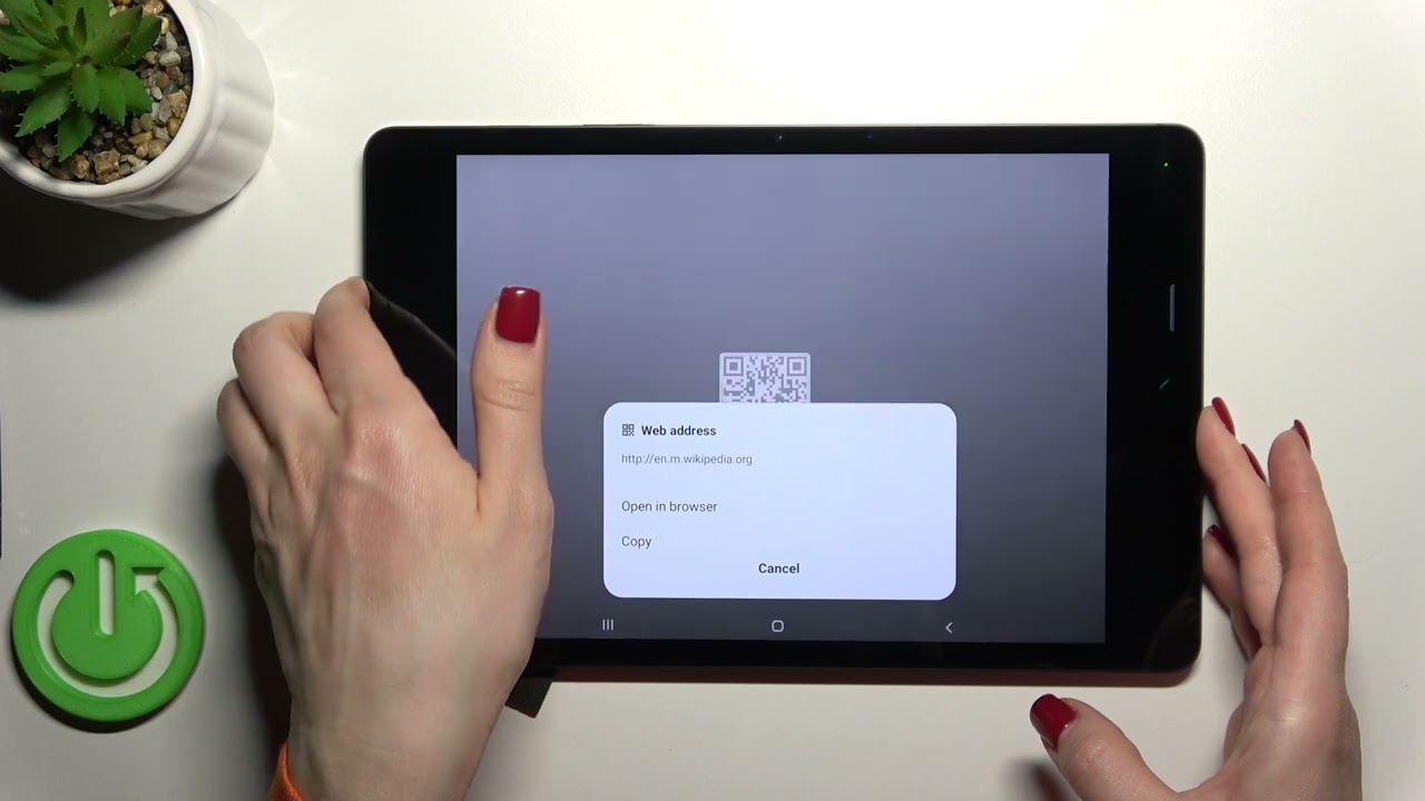 How to Scan QR Codes in SAMSUNG Galaxy Tab S8 – Find QR Code Scanner ...