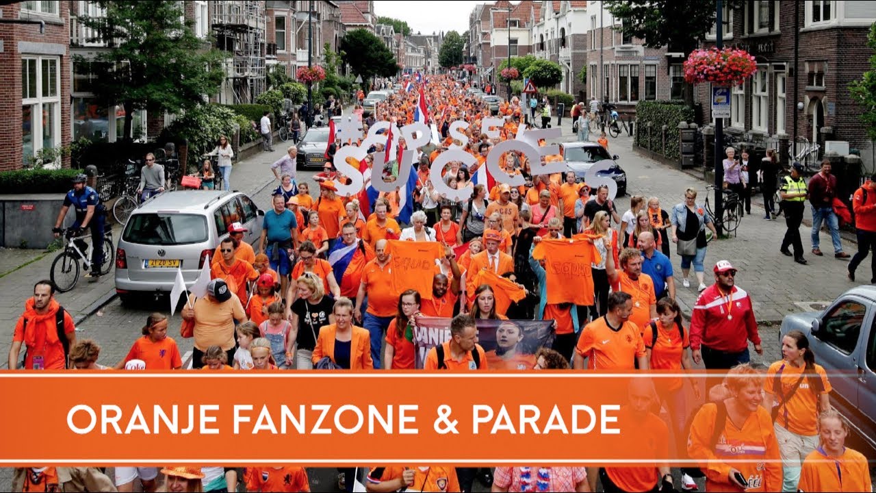 Oranje fanzone & parade: Rotterdam, next stop! - YouTube