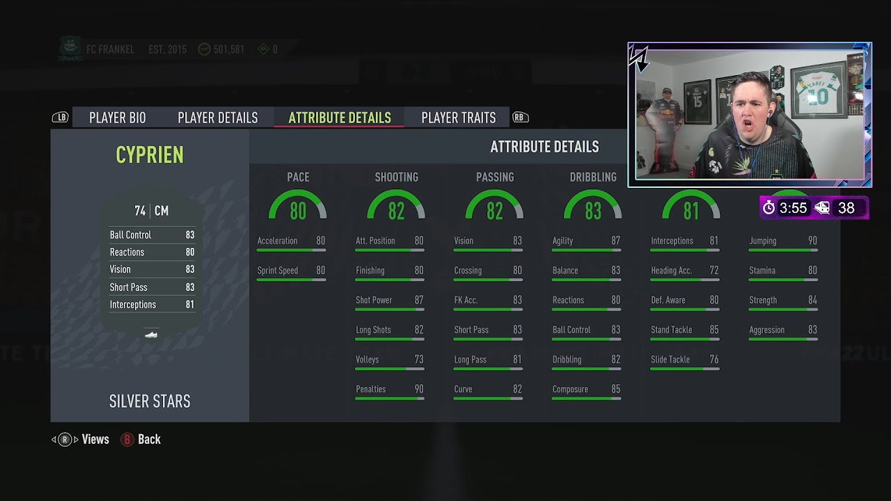 "All Green Stats and somehow he's 74 Rated, INSANE" - YouTube