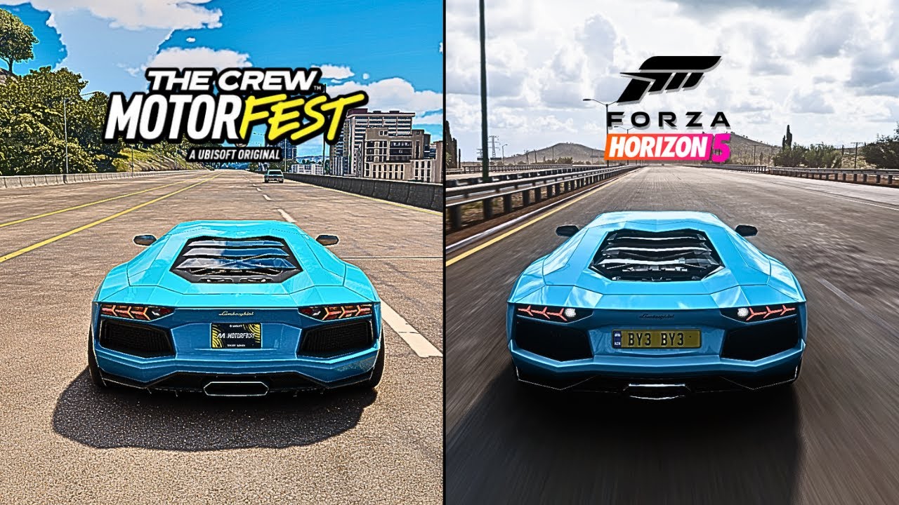 The Crew Motorfest VS Forza Horizon 5 | Detailed Game Comparison | 4K ...