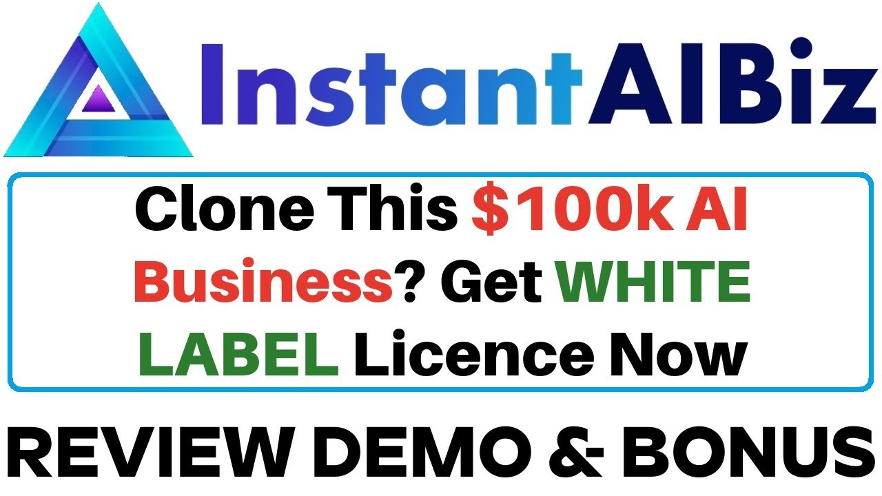 Instant AI Biz Review Demo Bonus - AI Image Whitelabel Platform Creator - YouTube