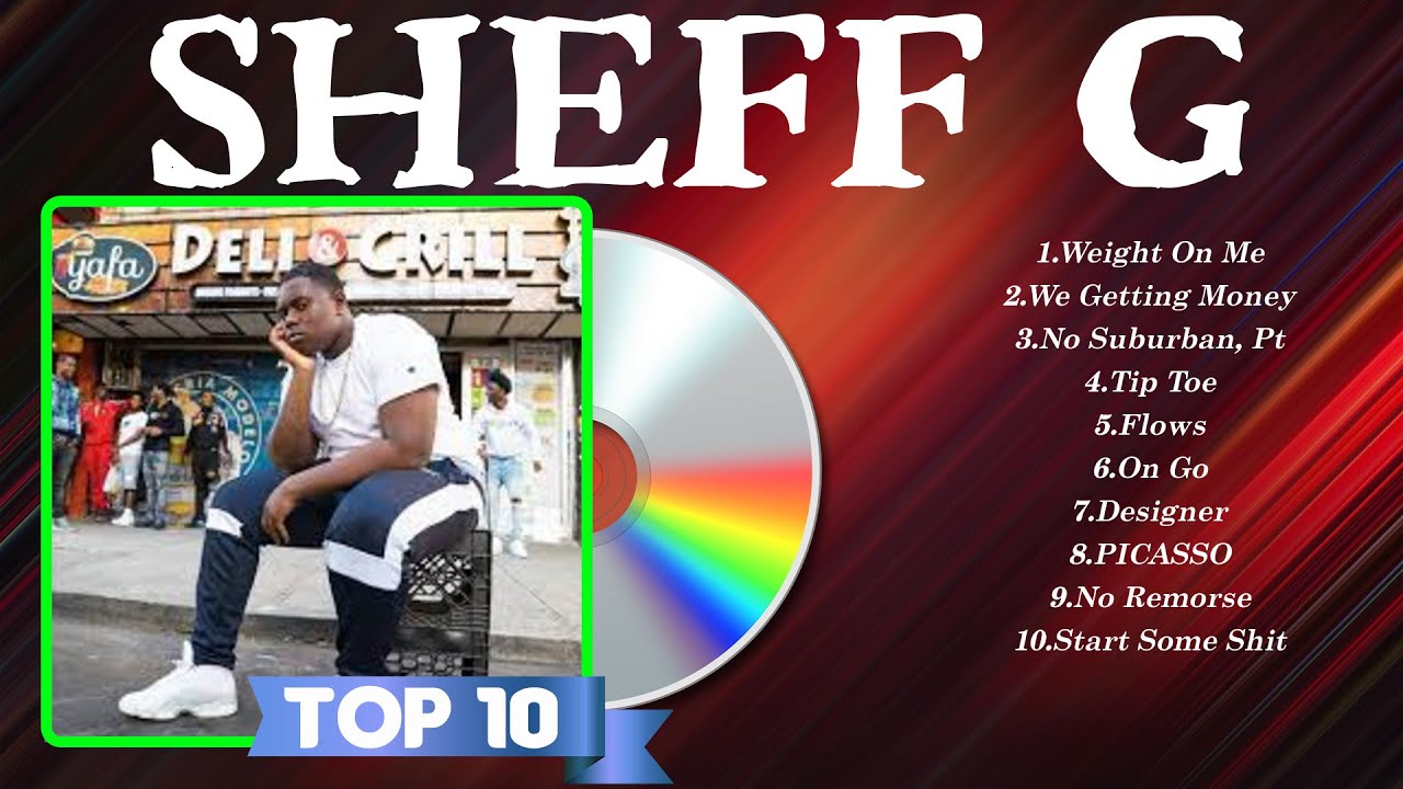 Sheff G Greatest Hits ~ Best Pop Music Playlist Spotify 2024 ~ Sheff G ...