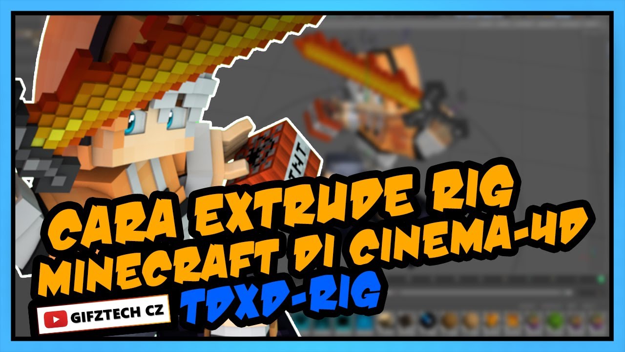 { #TUTORIAL } #HOWTO EXTRUDE MINECRAFT RIG IN CINEMA4D #CINEMA4D #MINECRAFT #TrendingTopic - YouTube