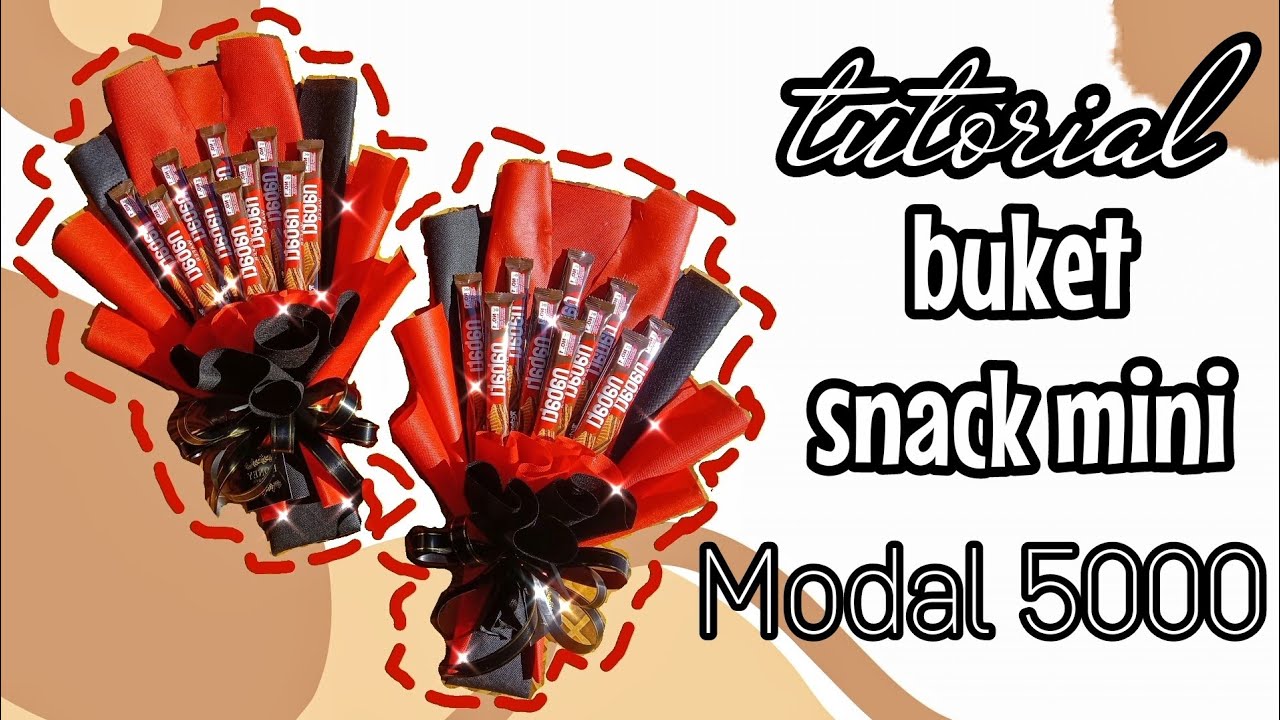 Tutorial Buket Nabati Snack 500an - YouTube