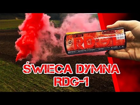 Świeca dymna RDG-1 Klasek/ Test świecy dymnej