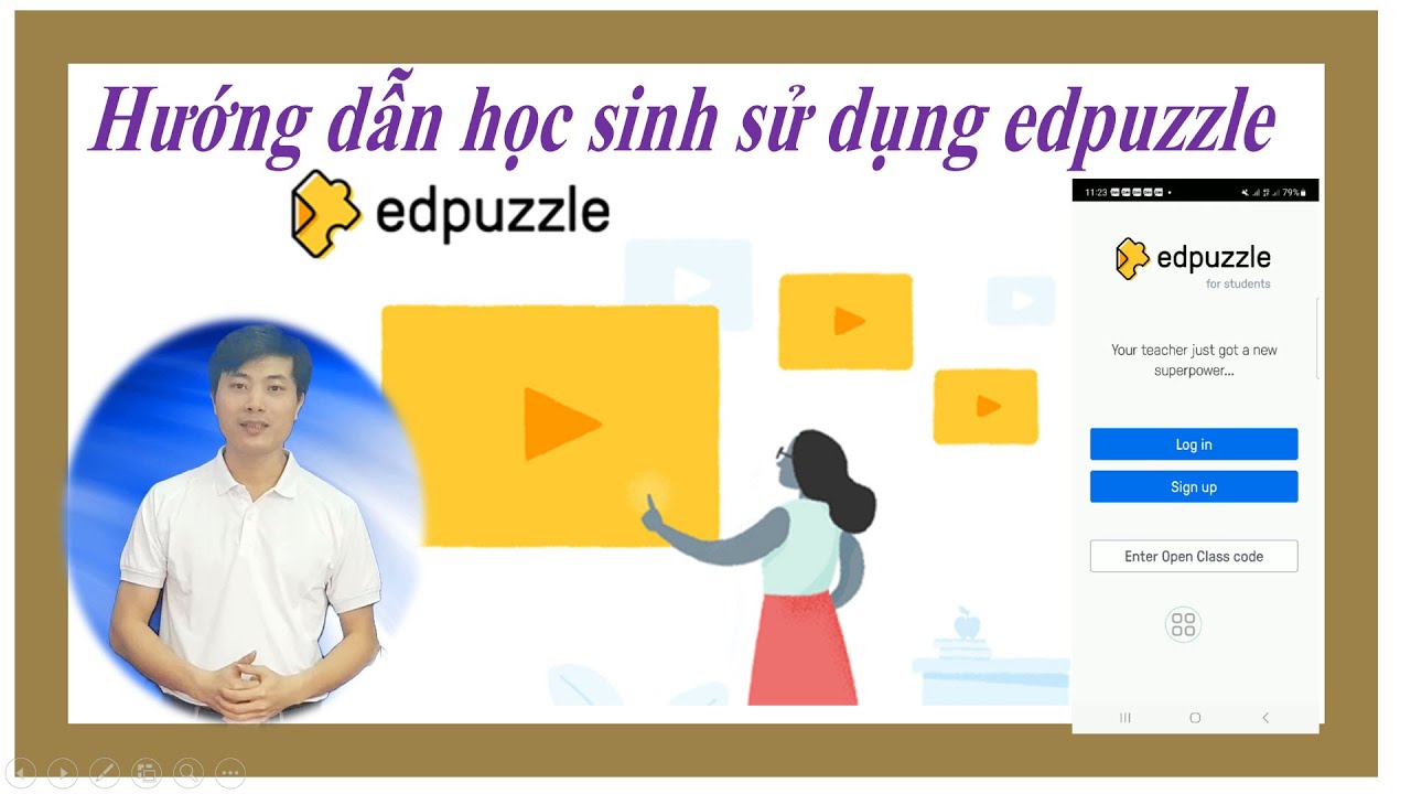 Hướng dẫn học ở nhà qua edpuzzle - YouTube